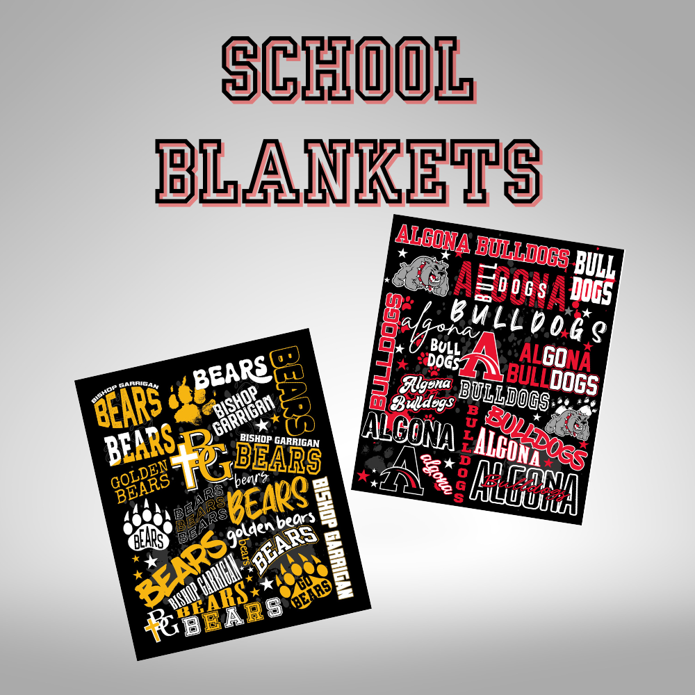 Printed School Blankets – threads algona