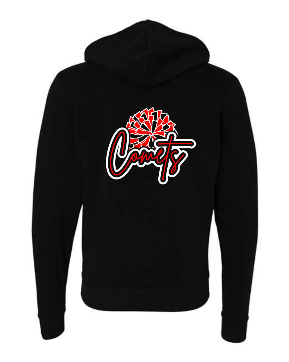 NP Cheer - BELLA + CANVAS Sponge Fleece Full-Zip Hoodie – threads algona